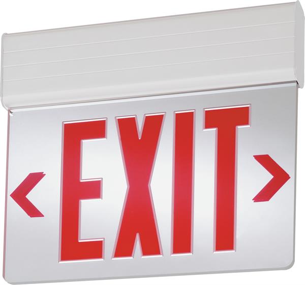EDG-EDGR Exit Sign - Quantum®, Aluminum Edge-Lit Exit Sign