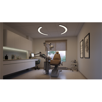 Embrace™ overbed - Multifunction patient room overbed luminaire with ...